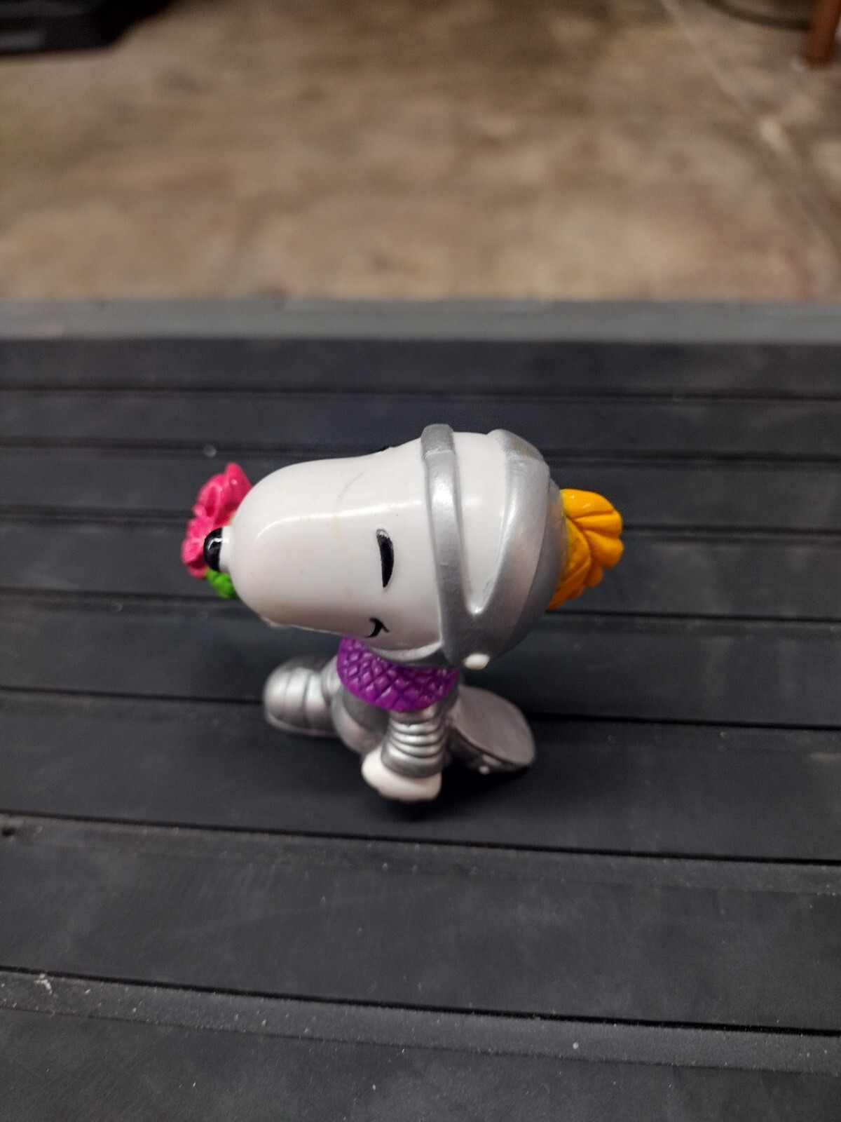 Vintage Rare PEANUTS Snoopy Valentine's Day Knight in Shining Armor PVC ...