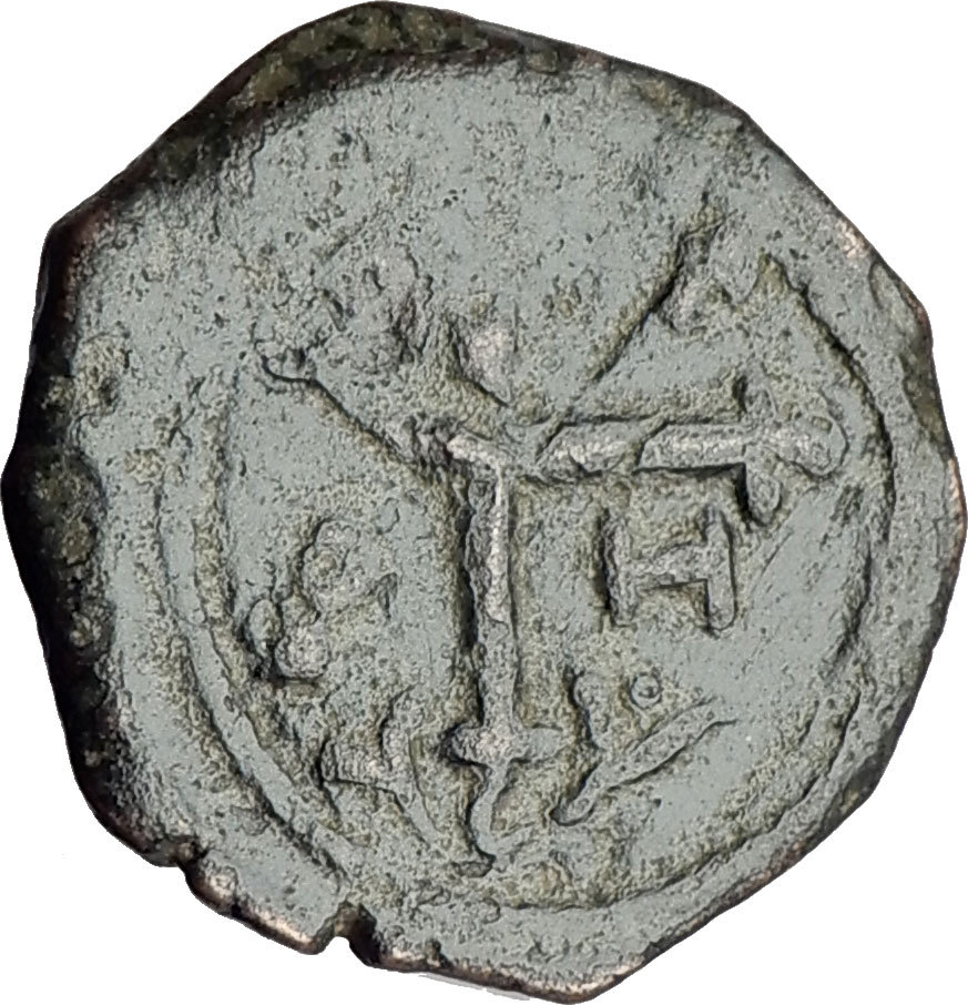 CRUSADERS Antioch Tancred Ancient 1101AD Byzantine Time Coin CHRIST ...