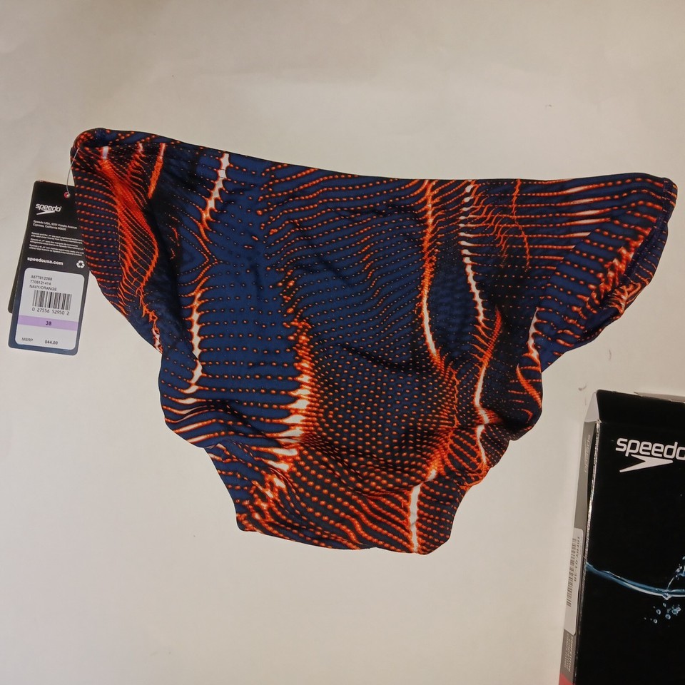 SPEEDO MENS Swimsuit Endurance 38 Blue New | eBay