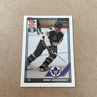 1991-92 #70 Drake Berehowsky Topps Toronto Maple Leafs | eBay
