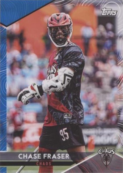 2022 Topps Premier Lacrosse League - Blue #5 Chase Fraser /99 (RC) for ...