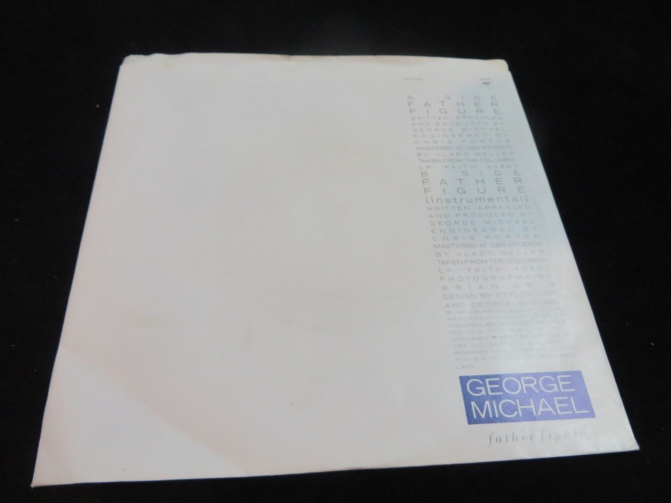 GEORGE MICHAEL FATHER FIGURE 7" 45/PS COLUMBIA NM | eBay