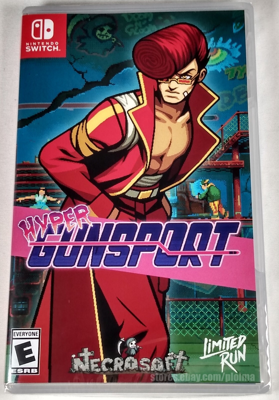 HYPER GUNSPORT New NINTENDO SWITCH Game ESRB Release Limited Run #196 ...