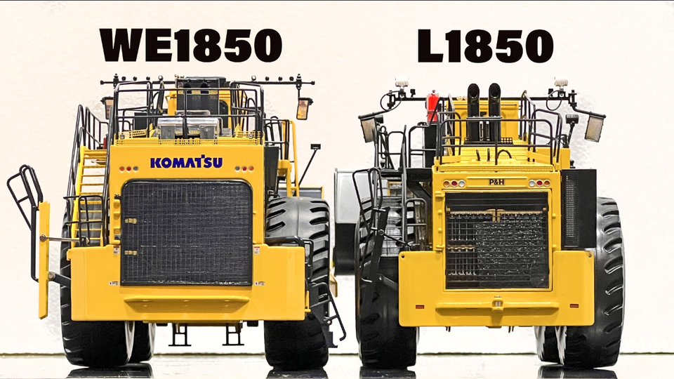 Weiss Brothers WBR034 - Large Komatsu WE1850 Wheel Loader - 1:50 Scale ...