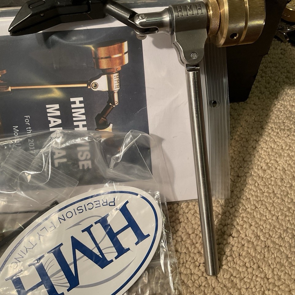 HMH TRV Rotary Fly Tying Vise Mint In Box 12011 | eBay