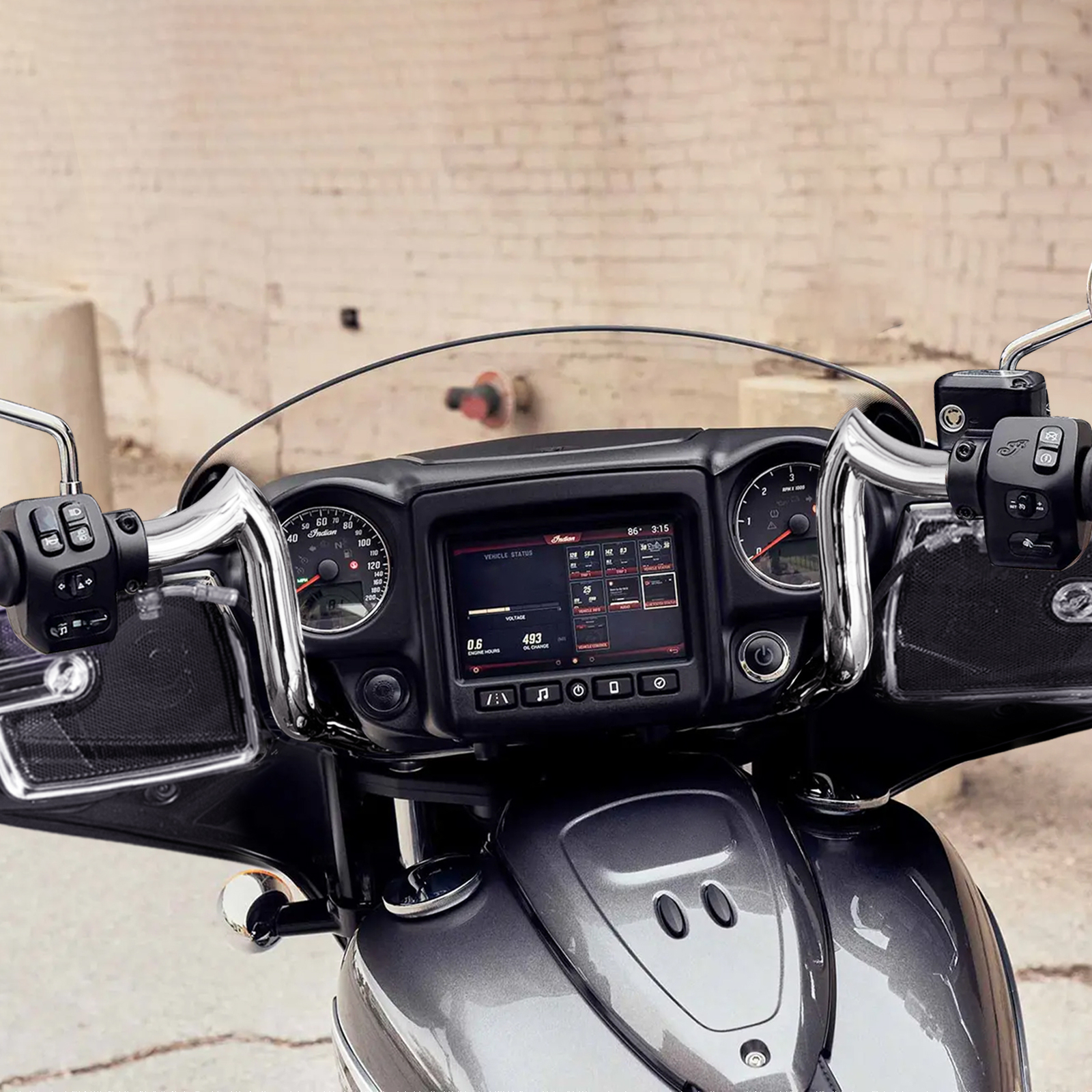 Chrome +6" Apache Bagger Bars Handlebars For Indian Chieftain ...