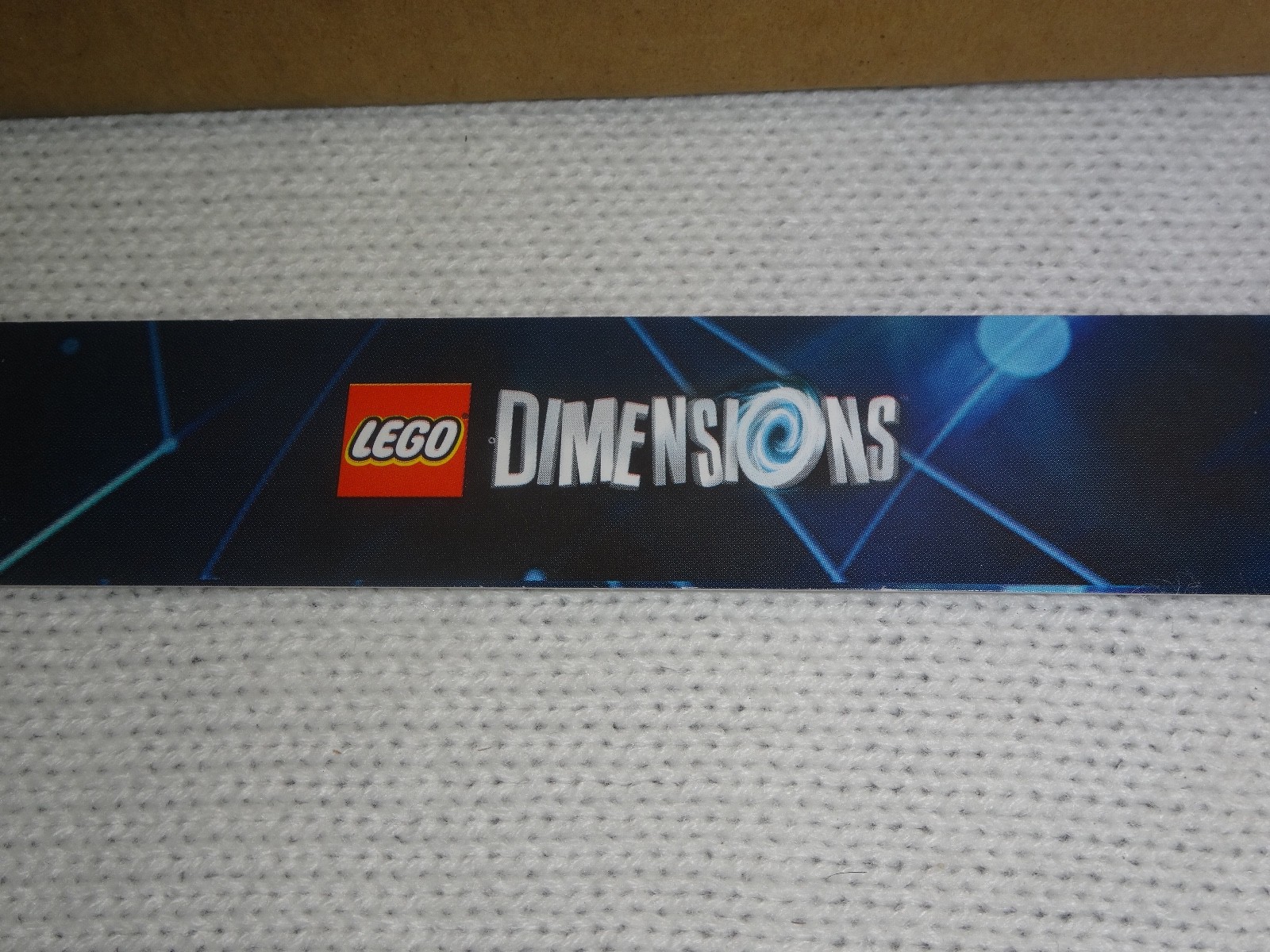 Toys R Us STORE DISPLAY SIGN SHELF TALKER Lego Dimensions 48" long 1 1/ ...