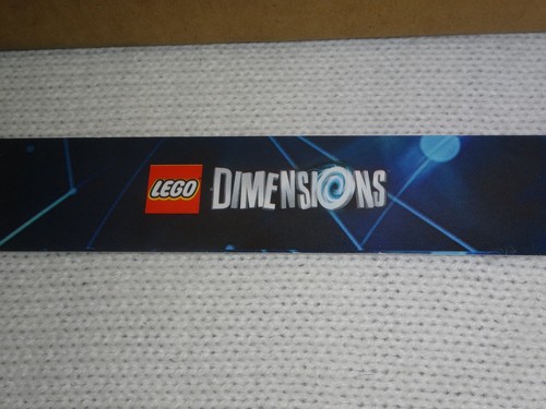 Toys R Us STORE DISPLAY SIGN SHELF TALKER Lego Dimensions 48" long 1 1/ ...