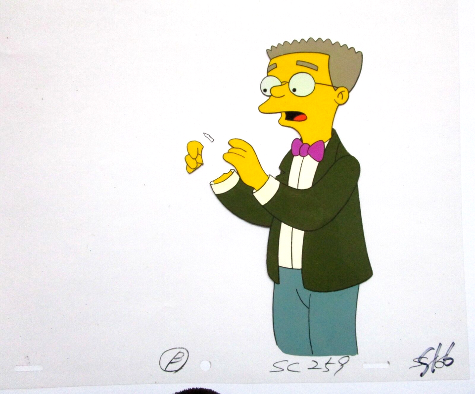 SMITHERS SIMPSON 1990s THE SIMPSONS FOX Walt Disney ORIGINAL PRODUCTION ...