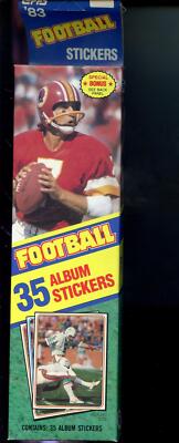 1983 Topps Football Card Album Sticker Set Pack Box NFL Wax 83 CASE ...
