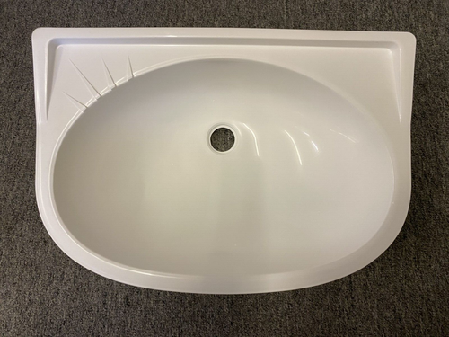 Plastic wash basin vanity sink caravan camper motorhome 395mm x 275mm ...