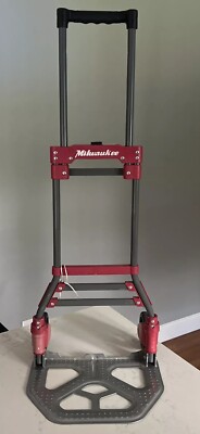 Milwaukee 73777 150 lbs. Fold-Up Truck Moving Cart Dolly Foldable ...
