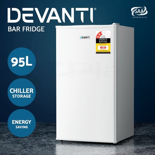 Devanti 95L Bar Fridge Mini Freezer Refrigerator Cooler Home Office ...