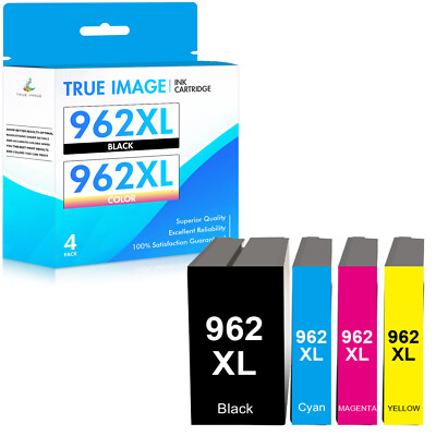 4PK 962XL Printer Ink for HP 962 OfficeJet Pro 9010 9015 9025 9018 ...
