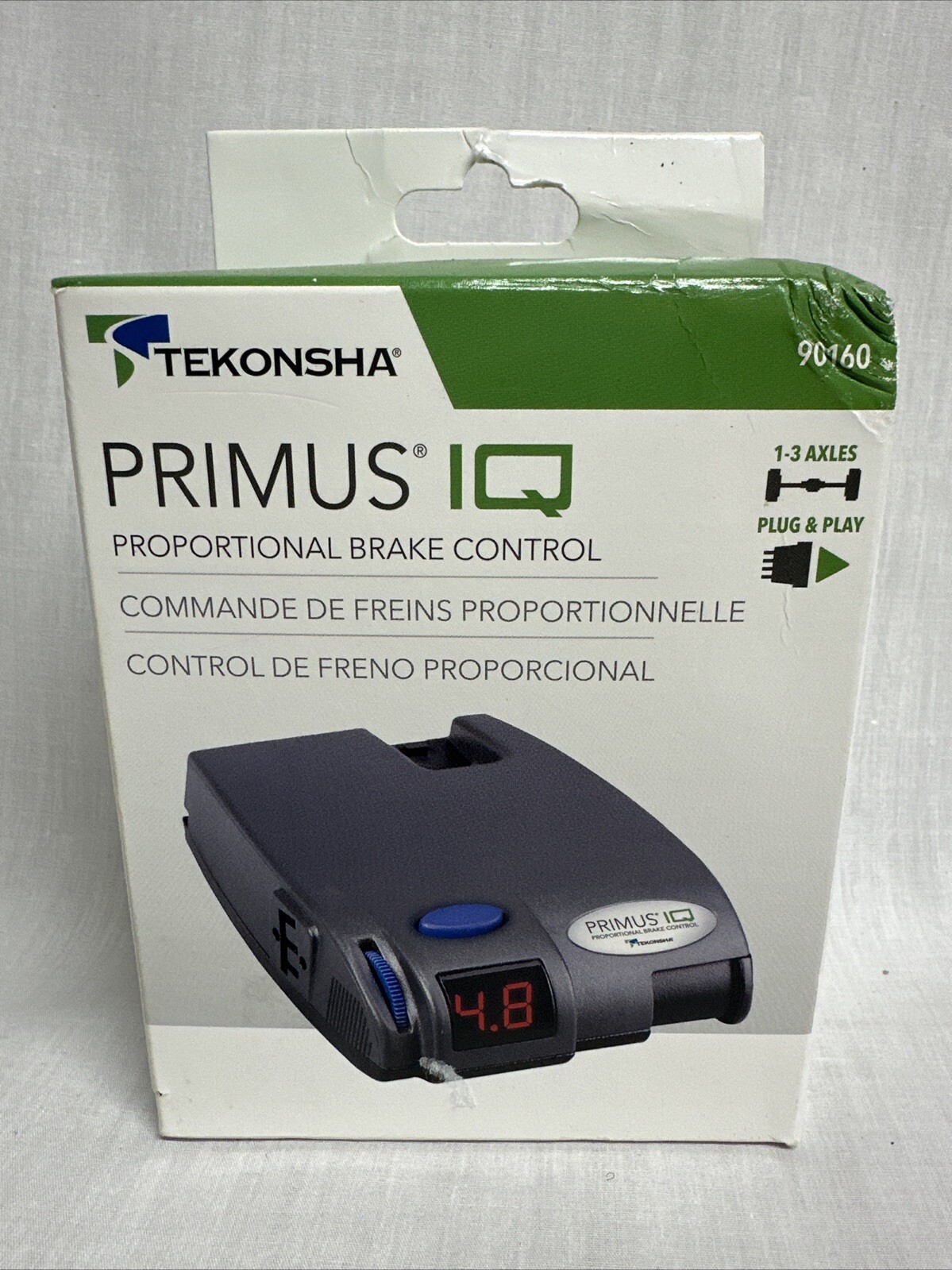 NIB Tekonsha 90160 Proportional Brake Control, 1-3 Axels, Plug & Play ...