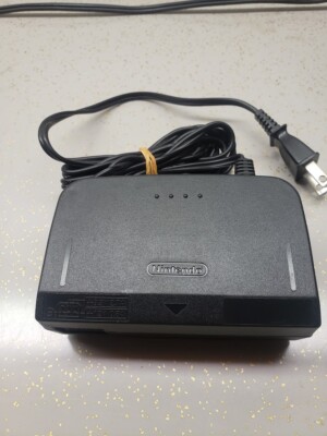 Official Nintendo 64 N64 AC Adaptor Power Cord Video Game Console Cable ...
