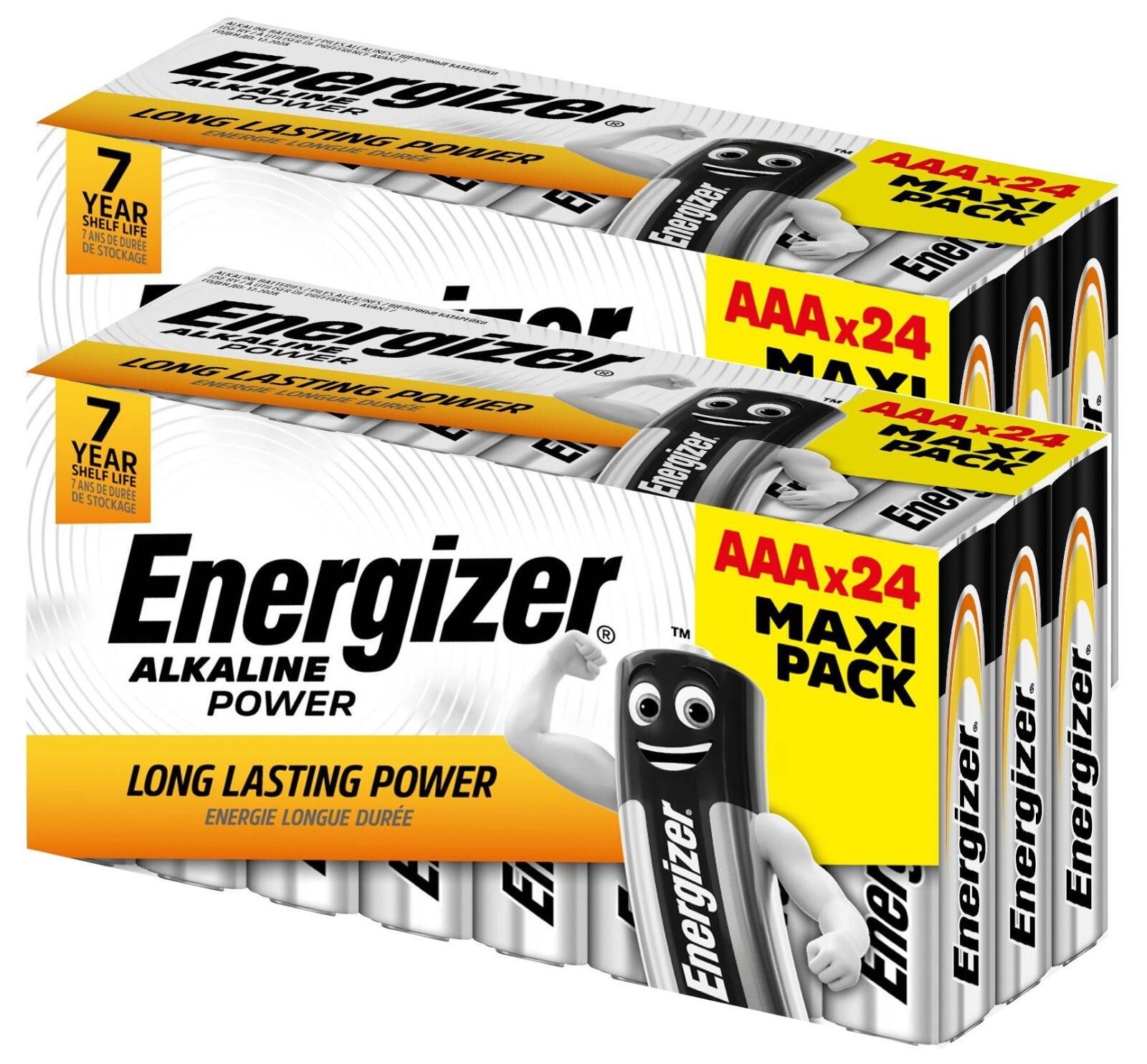 Pile AAA LR3 Energizer lot de 48 piles AAA LR03 alcaline 1.5V pack ...