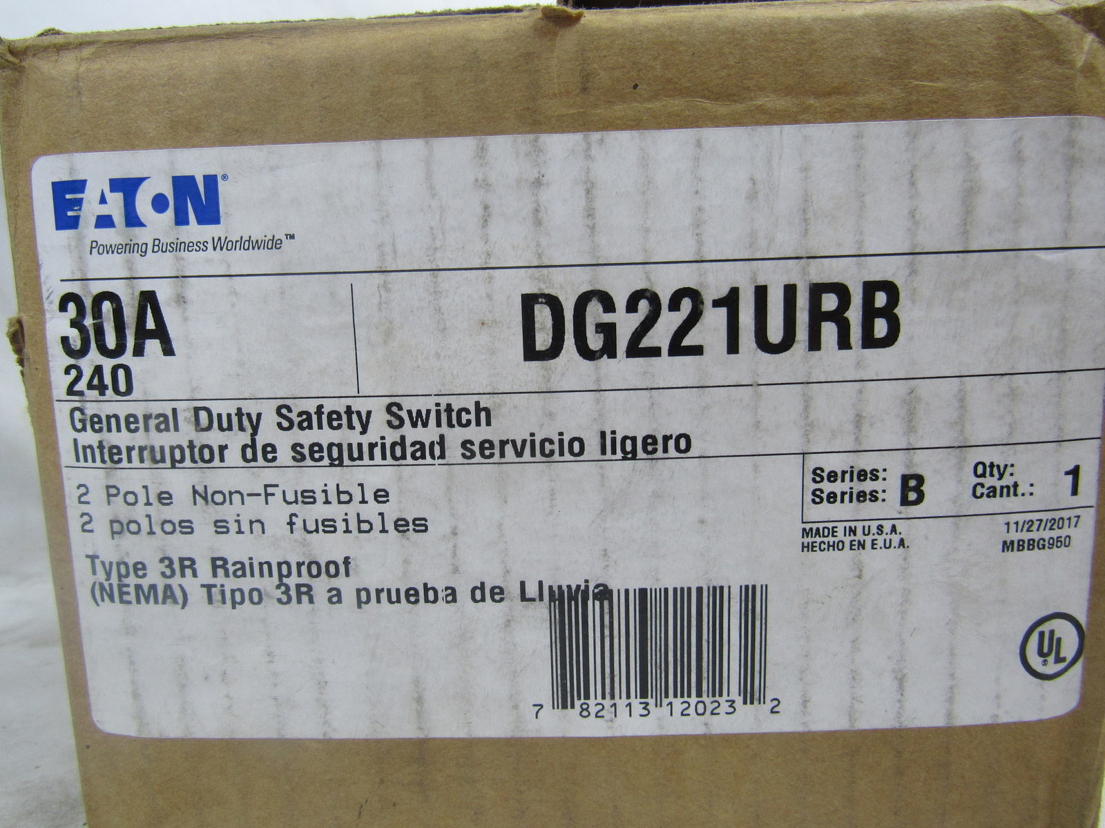 Eaton DG221URB General Duty Safety Switches 782113120232| eBay