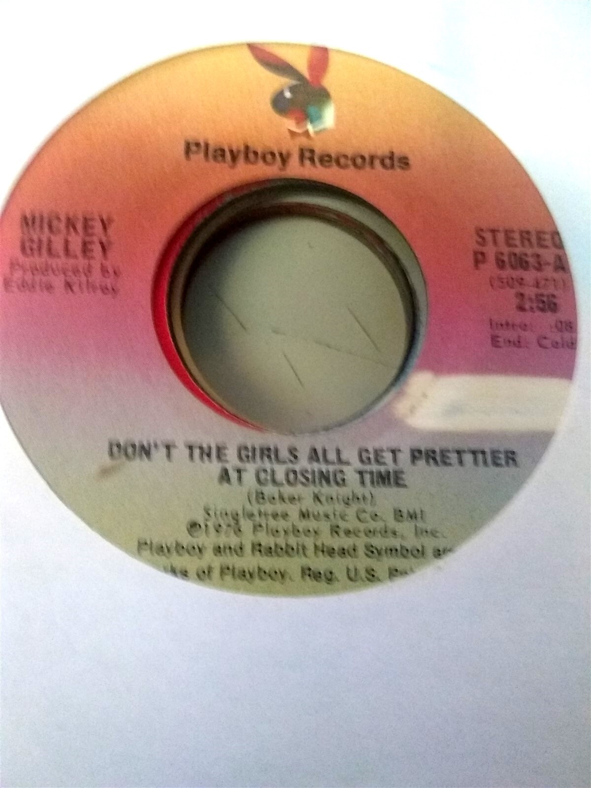 Mickey Gilley, Don't The Girls All Get Prettier At Closing Time~Playboy promo 45 | eBay