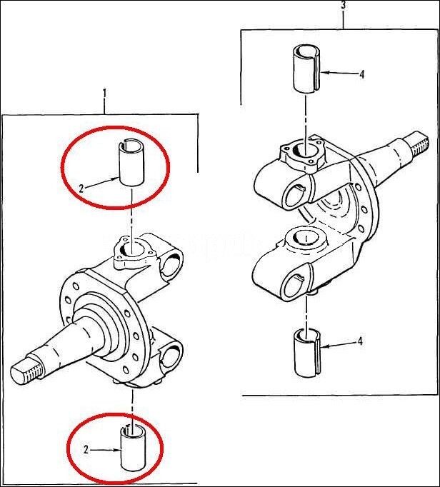 M-915, M-916A1 TRUCK MERITOR R210088 MACHINE THREAD BUSHING 5365-01-329 ...