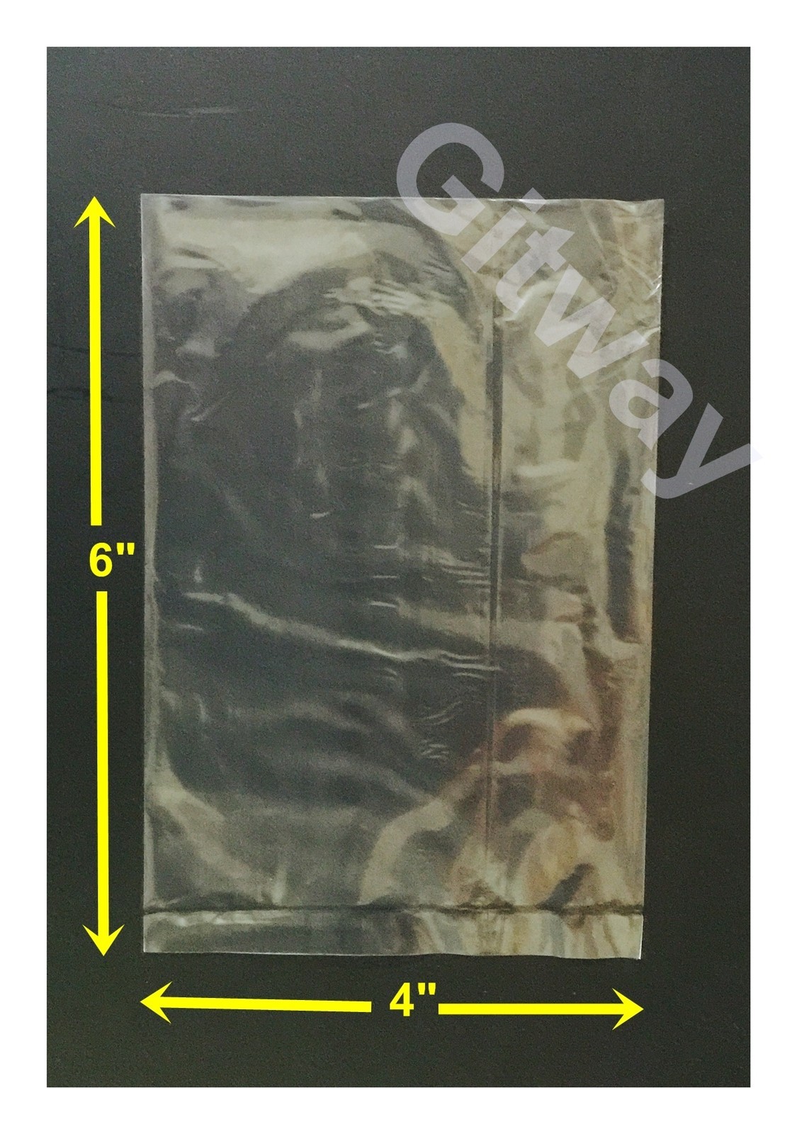 1000 4" x 6" Polyethylene Clear Flat Food Plastic Open Top Bags 4x6 ...