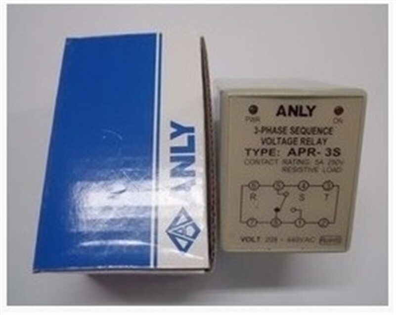 Anly 3-Phase Sequency Voltage Relay APR-3S 208~440VAC ra | eBay