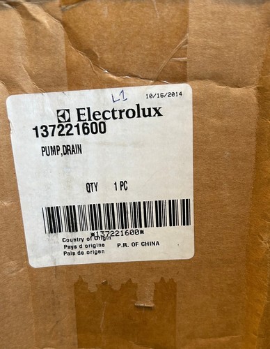 137221600 Electrolux Frigidaire Washer Drain Pump Kit | eBay