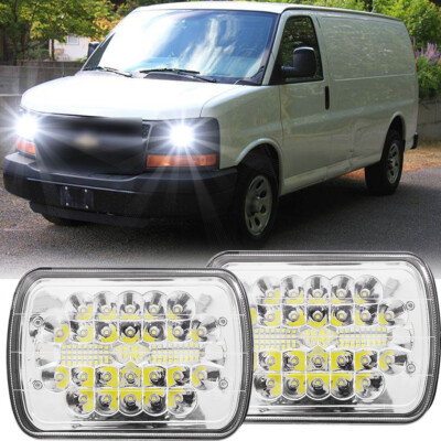 For Chevrolet Express 1500 1996-2017 Cargo Van 7x6" Rectangle LED ...