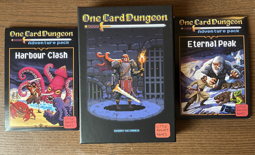 One Card Dungeon + Eternal Peak + Harbour Clash expansions - Little ...