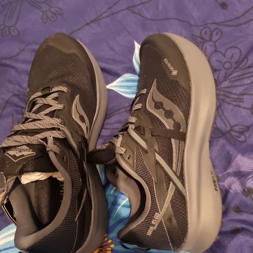 Saucony Men's Ride 15 TR GTX Black/Charcoal Trail Running Shoes S20799 ...