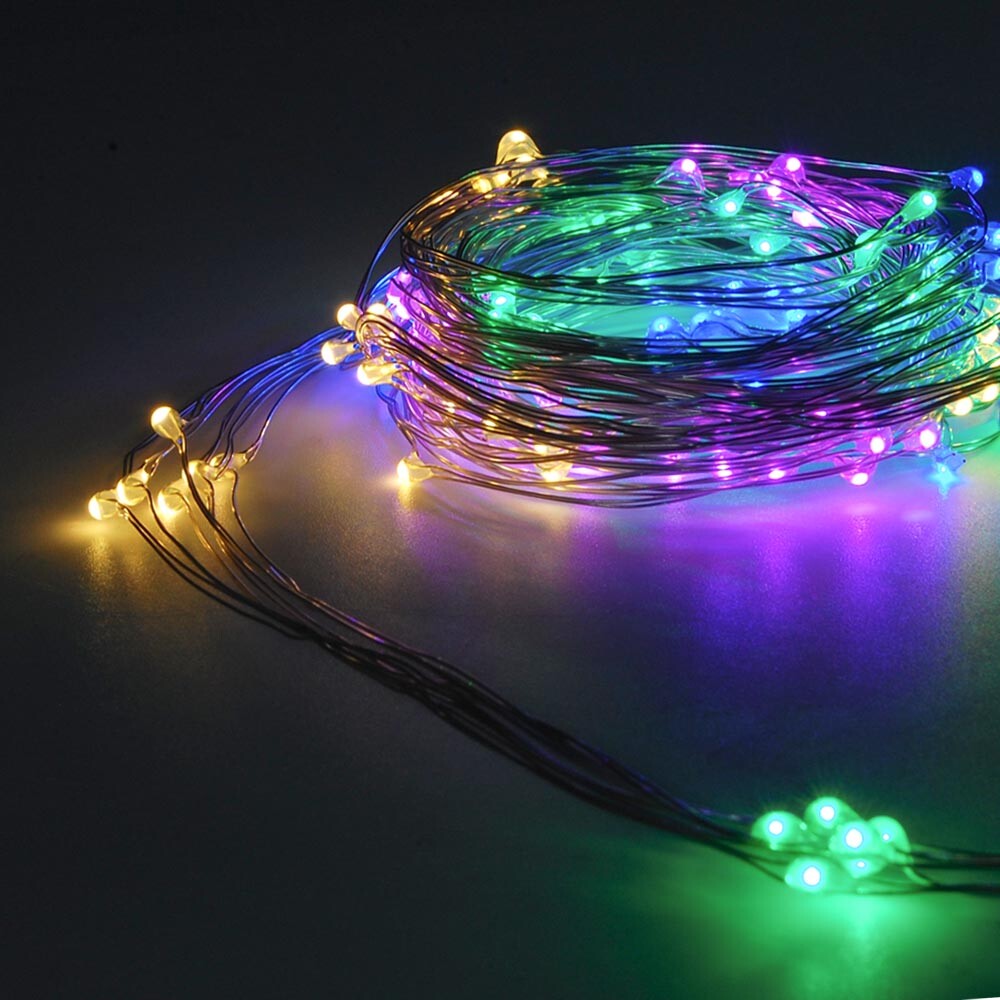Fuji Labs 120L Mini LED 2-Meter 6-Strip Multi-Color Multi-Mode String ...