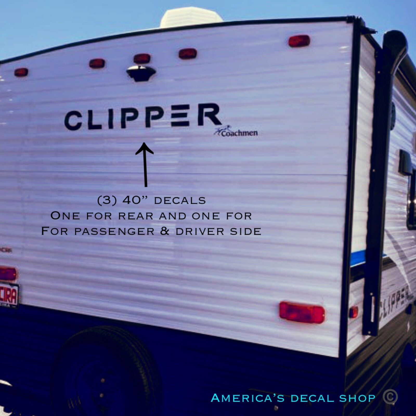 Clipper By Coachmen RV Trailer Decals (Set Of 3) – OEM New Oracle ...