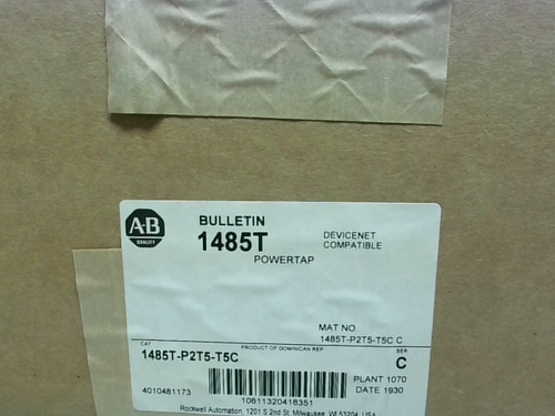 Allen Bradley 1485T-P2T5-T5C /C DeviceNet PowerTap 24VDC - Factory ...