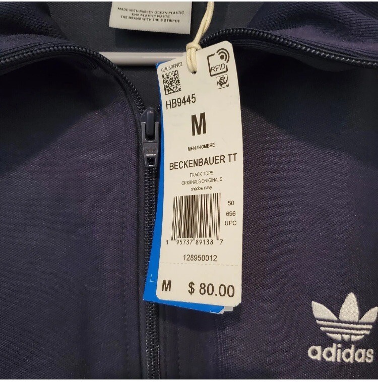 Adidas+Beckenbauer+Track+Top+Jacket+Size+Medium+Men%E2%80%99s+HB9445 ...