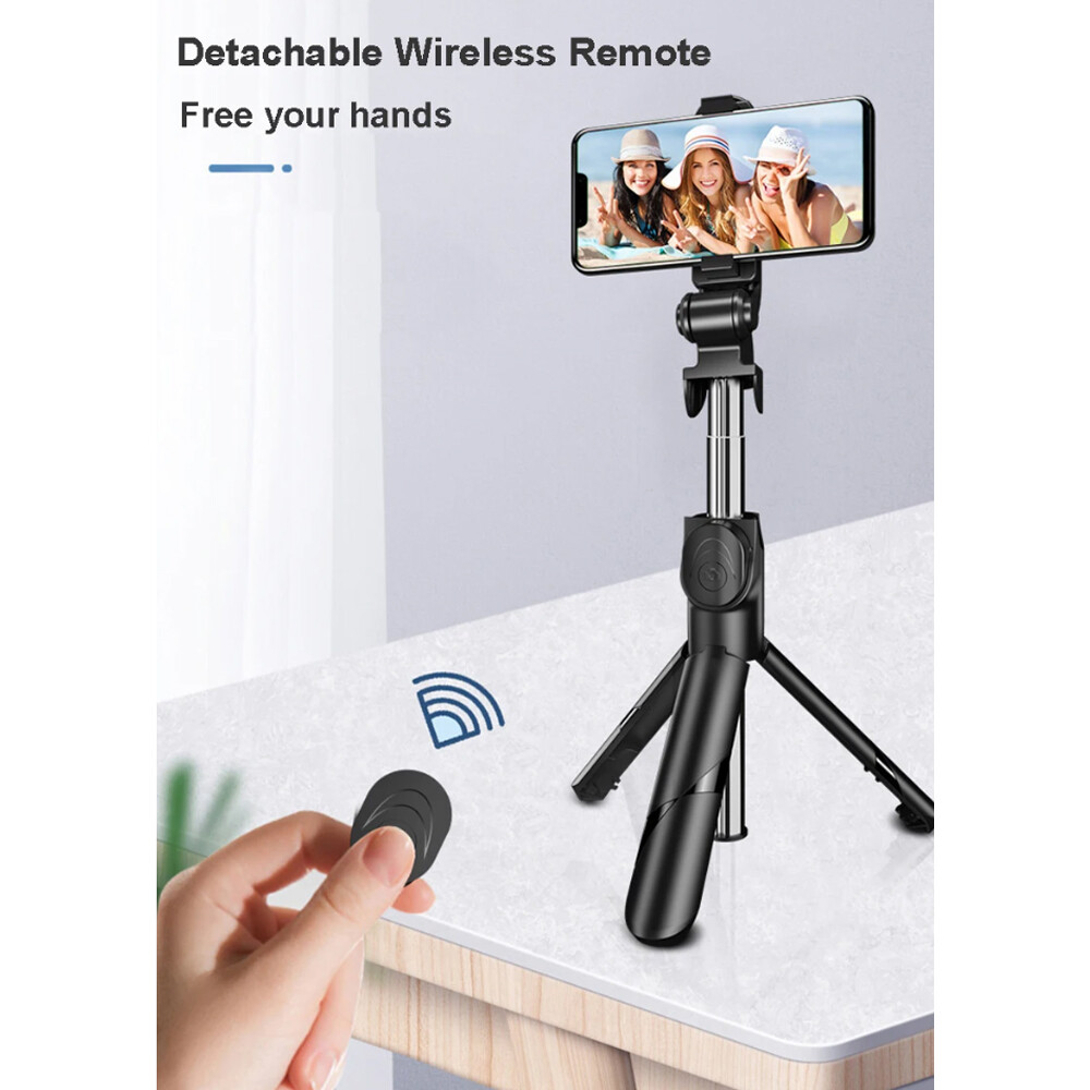 Anti-Shake Selfie Stick Tripod 360 Rotating Smartphone Stabilizer with ...