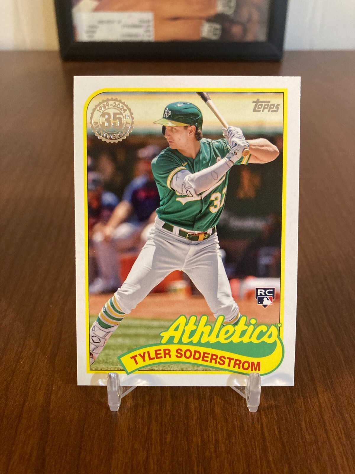 2024 Topps Series 1 Tyler Soderstrom RC 35th Anniversary 1989 Insert ...