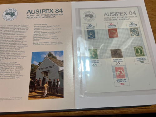 Australia 1984 Ausipex Presentation Pack of 1 Souvenir Sheet MNH ...