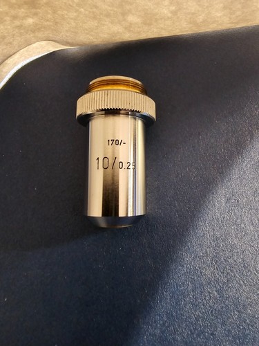 Leitz Wetzlar 10x/0.25 170/- Microscope Objective Lens | eBay