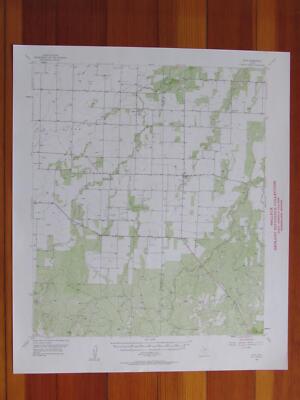 Eola Texas 1958 Original Vintage USGS Topo Map | eBay