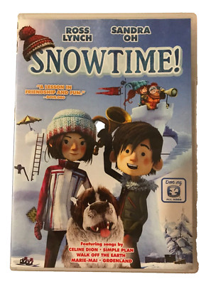 SNOWTIME! ~ DVD ~ with SONGS BY CELINE DION ~ Sandra Oh and Ross Lynch ...