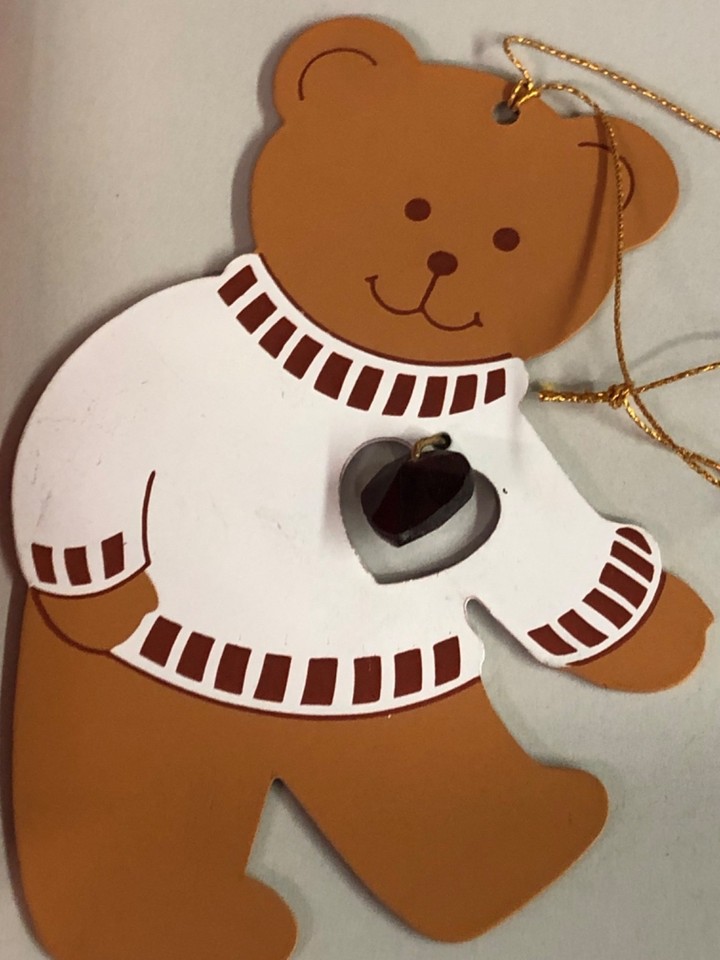 Avon metal teddy bear ornament, gift collection, a teddy after your own ...