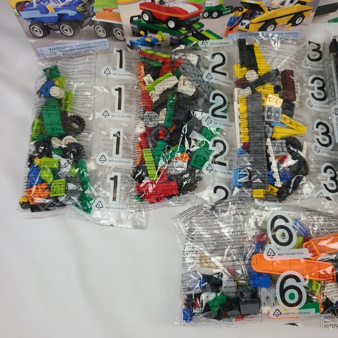 Lego #4635 Fun With Vehicles Ages 4+ 525 pcs Building Toy Set Legos ...