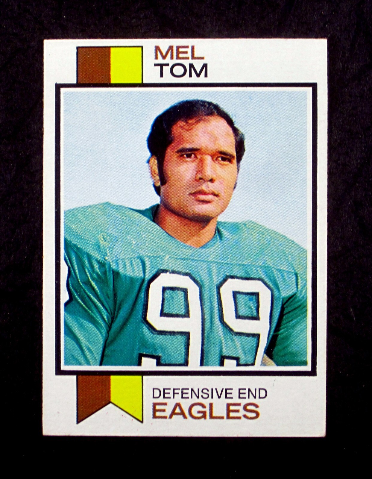 1973 TOPPS SET BREAK #8 Mel Tom Philadelphia Eagles CENTERED EX+ | eBay