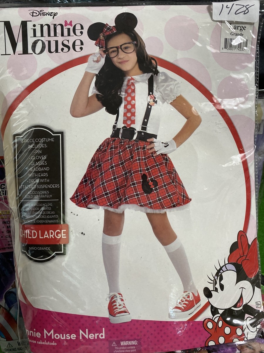 Costume De Minnie Mouse Nerd Pour Enfants Déguisement De NERDS Boîte