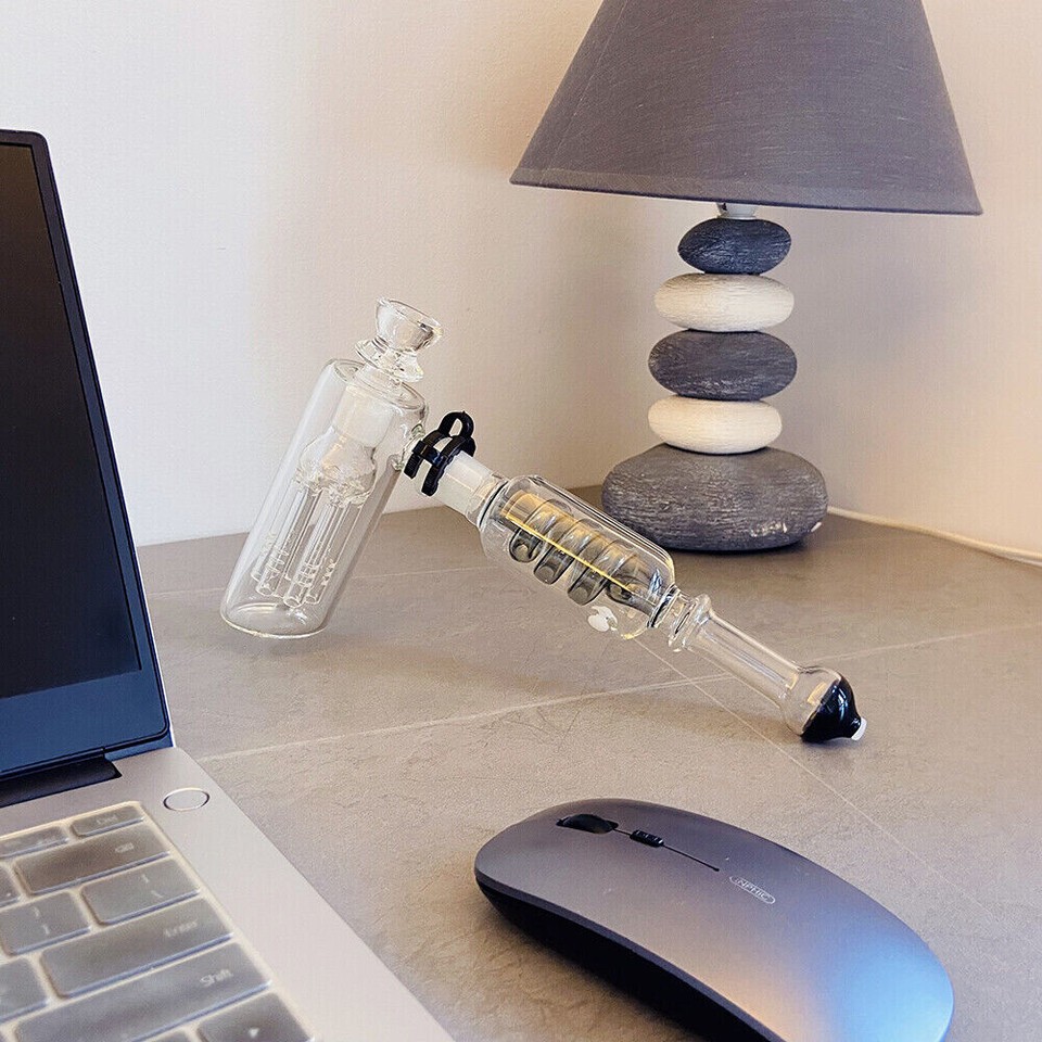 Freeze Pipes Coil Bubbler Glass Bong Percolator Filter Hookah Smoking ...