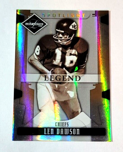 2008 Leaf Limited Len Dawson Spotlight Legend /125 #156 | eBay