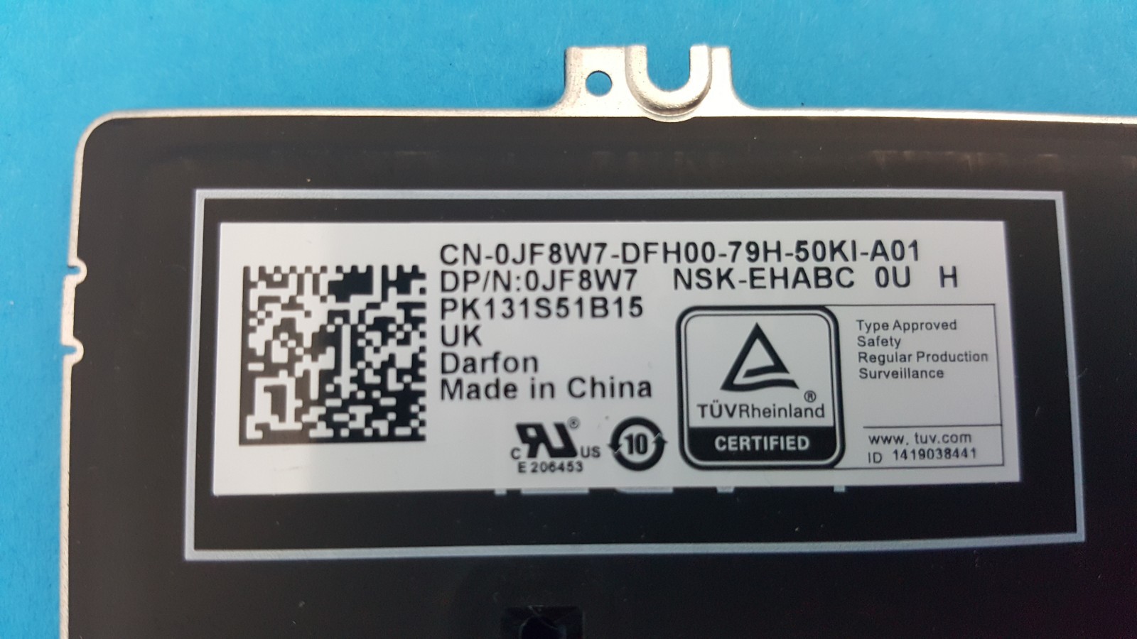 Keyboard UK Dell Latitude 5280 5289 5290 7280 7290 7380 7390 0JF8W7 ...