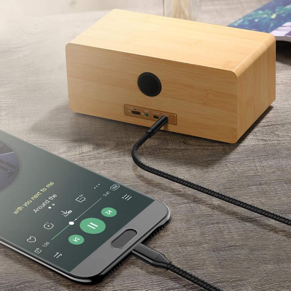 FOR IPHONES IPODS IPADS AUX CABLE 3.5MM AUDIO CORD CAR STEREO AUX-IN ...