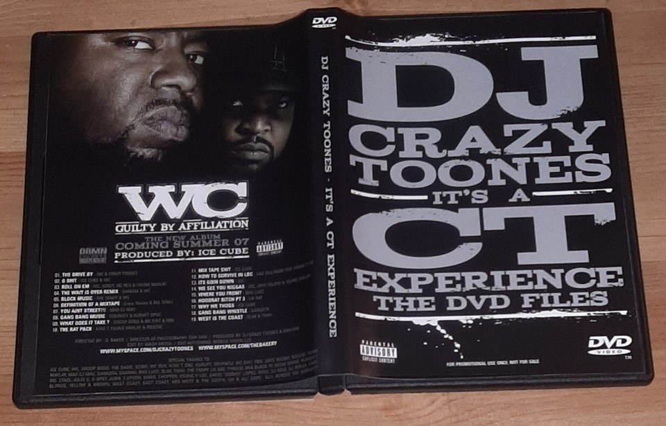 DJ Crazy Toones: It's a CT Experience (DVD with Insert, 2007) Ice Cube ...