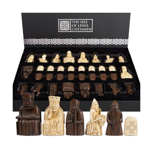 The Isle of Lewis Chessmen - Regency Chess Official Lewis Chess Set - 4 ...